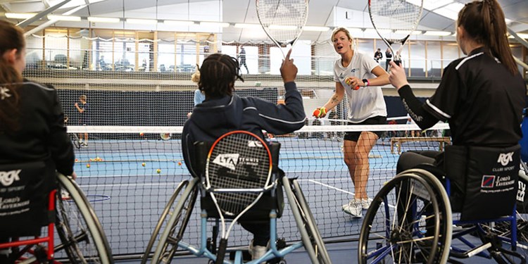 LTA launches campaign to inspire more people to play wheelchair tennis