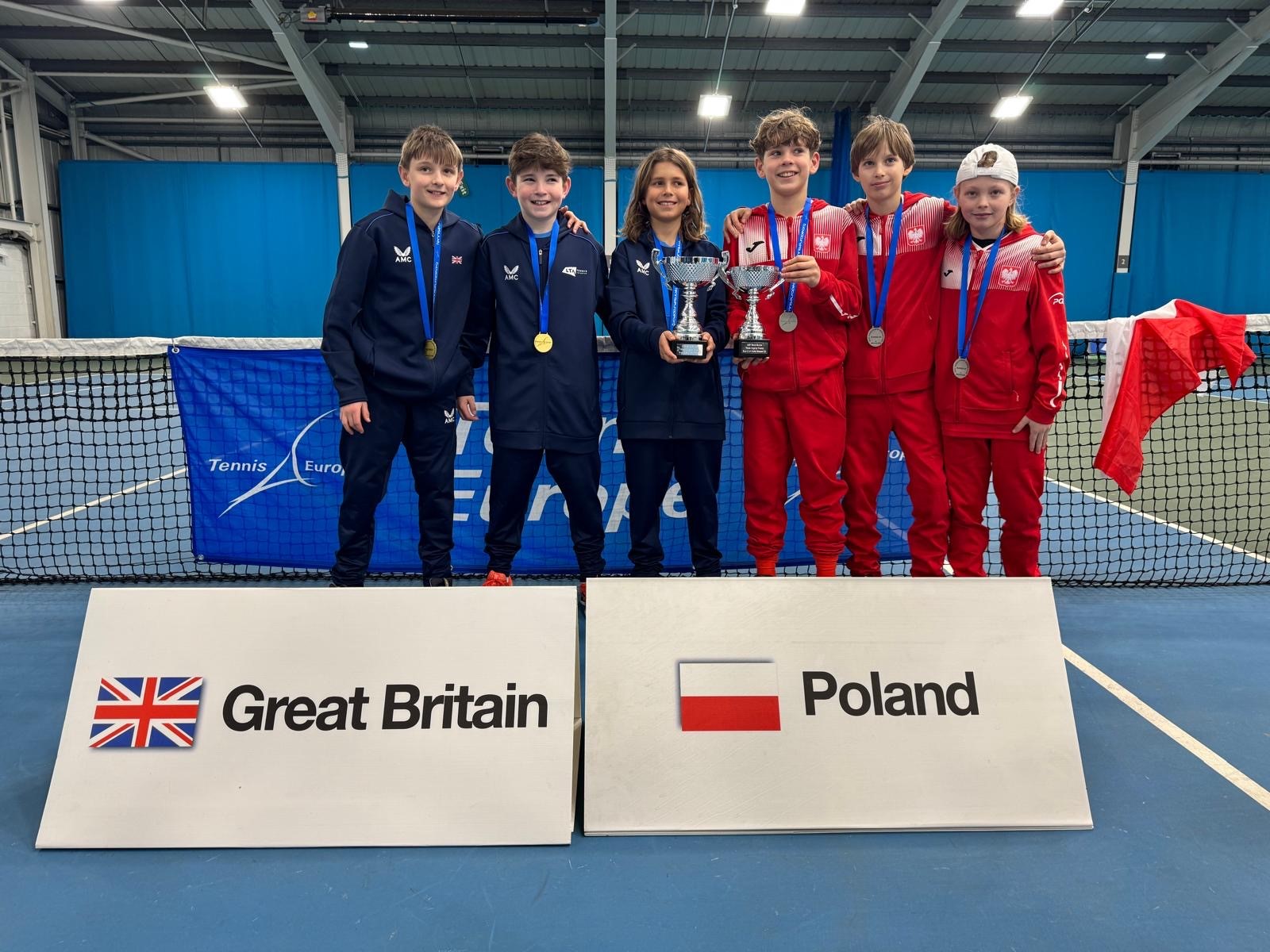 Great Britain’s 12U boys’ team lift prestigious Tennis Europe Winter ...