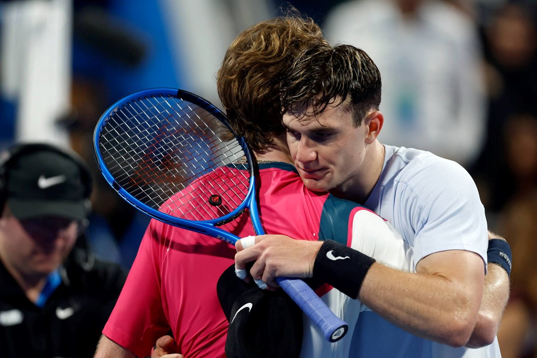 Jack Draper finishes runner-up to Andrey Rublev at the Doha Open