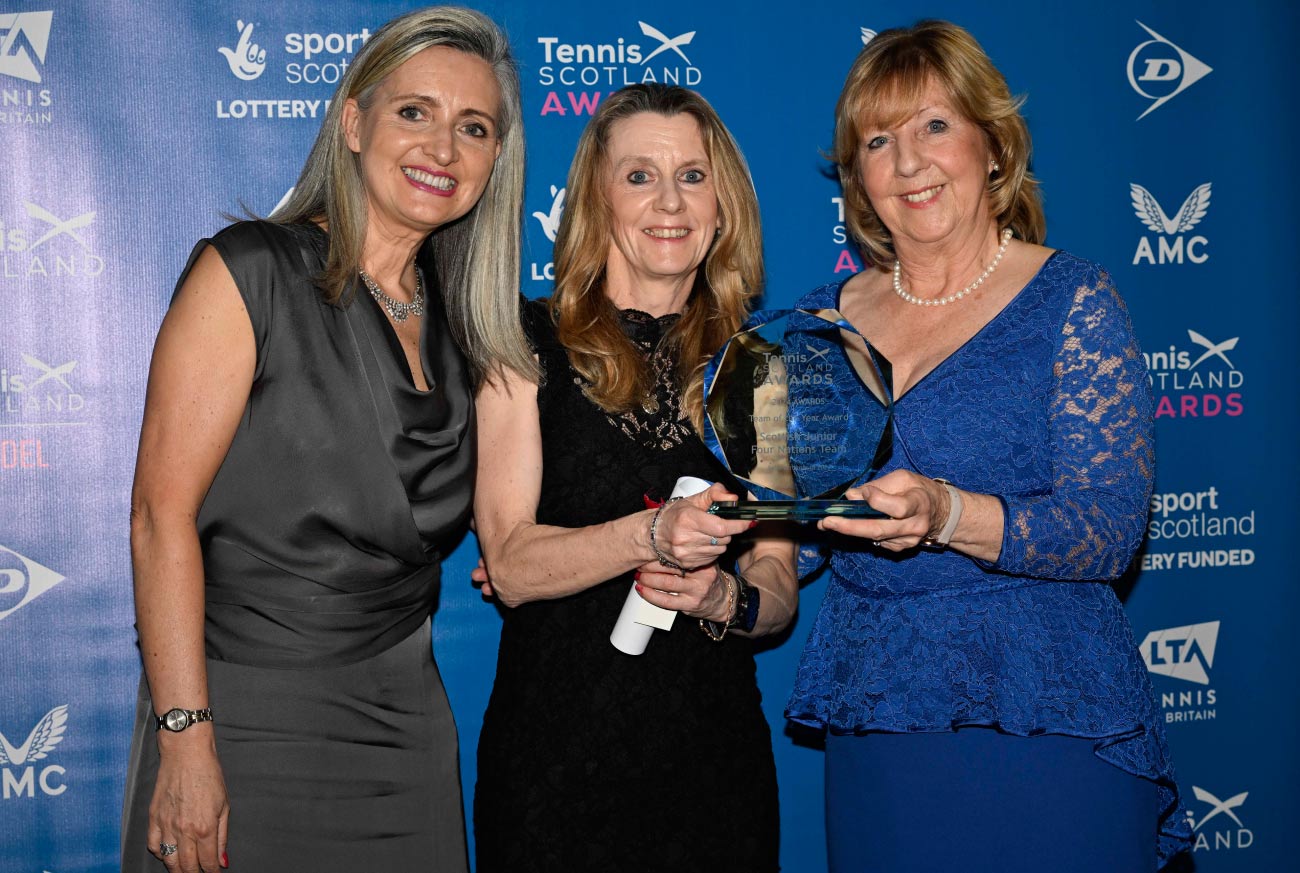 Winners revealed at Tennis Scotland Awards 2024