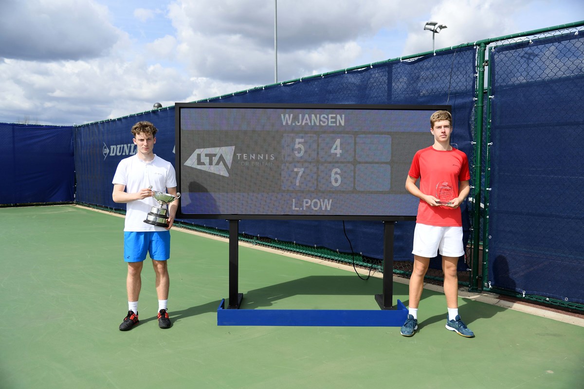 Mingge Xu and Luca Pow win LTA U-18 Junior National Championships | LTA