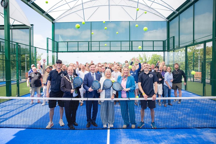 LTA President Sandi Procter officially opens East Grinstead padel courts