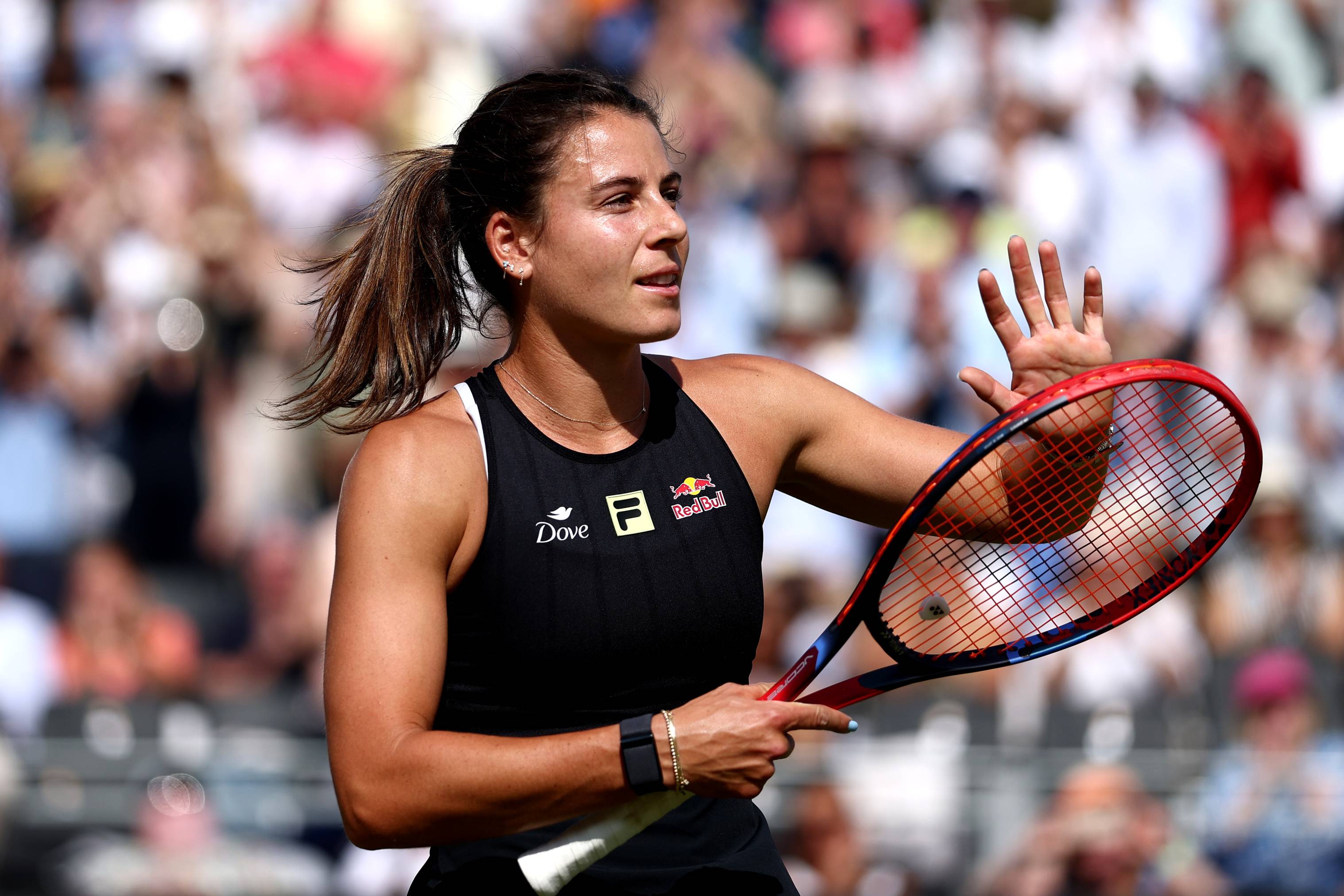 HSBC Championships 2025: Third seed Emma Navarro saves match point to ...