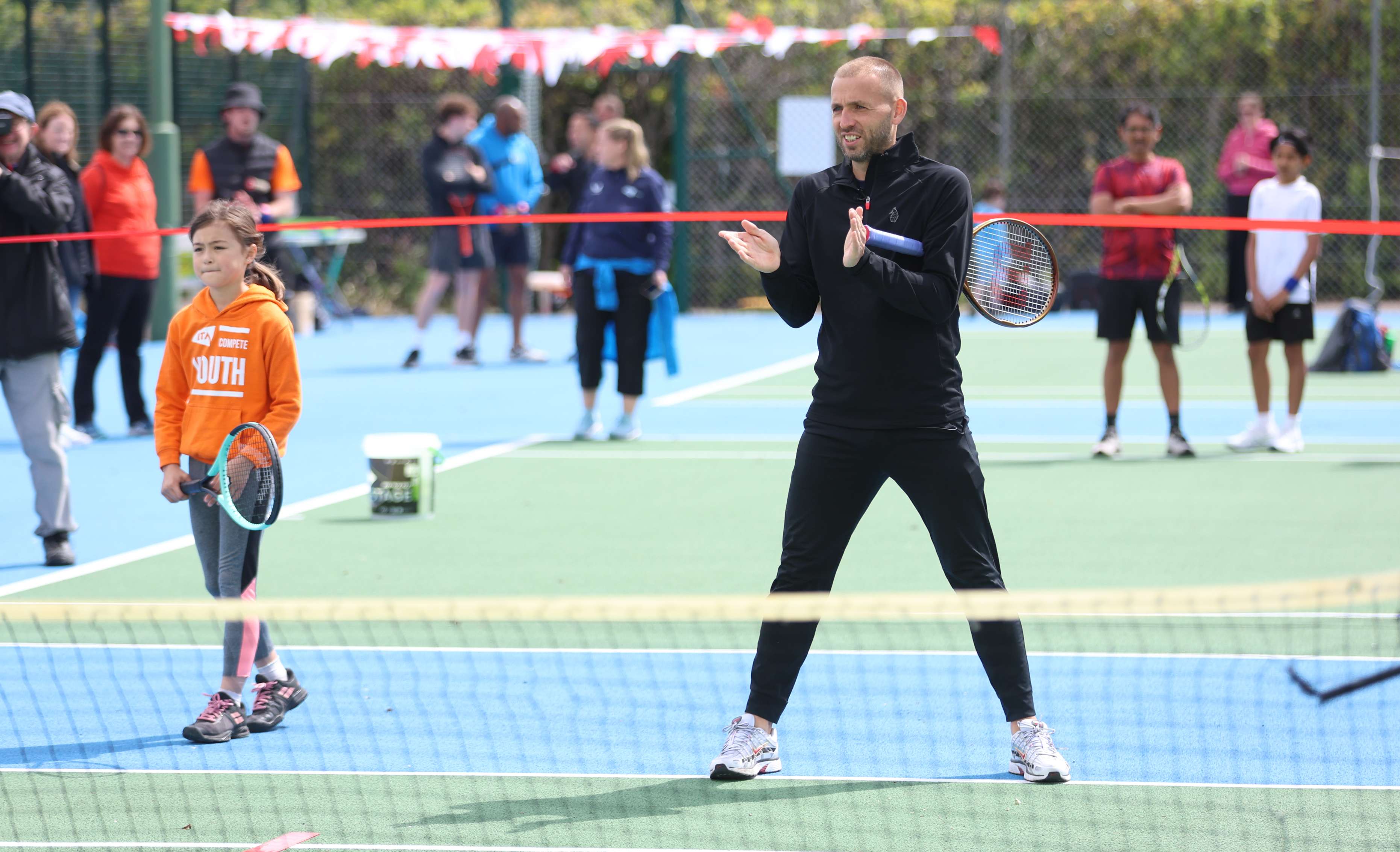 Dan Evans joins local families at Clifton Playing Fields to celebrate ...
