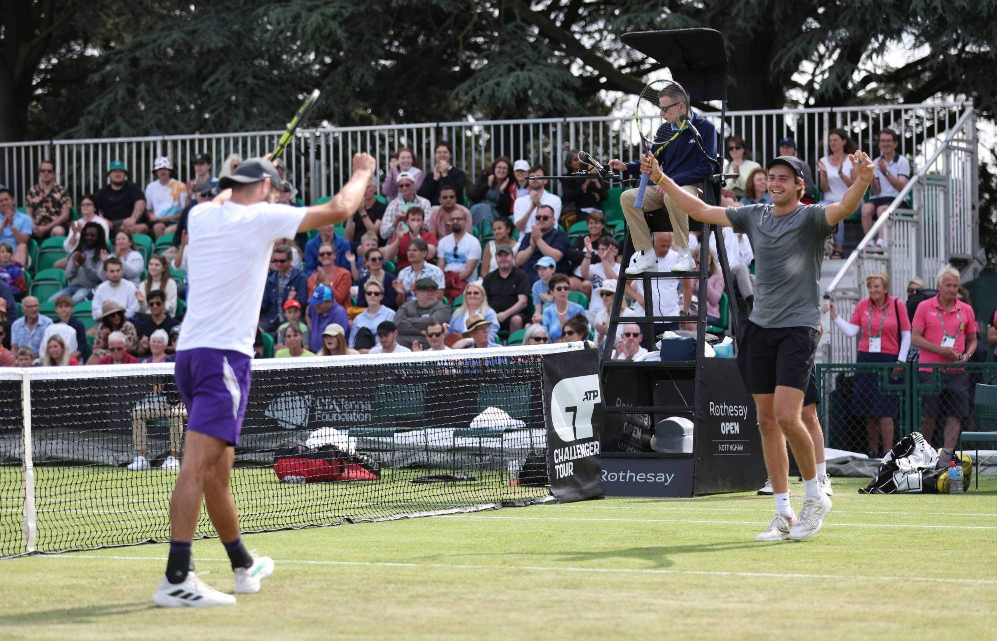 Rothesay Open Nottingham 2023: Jacob Fearnley & Johannus Monday lift ...