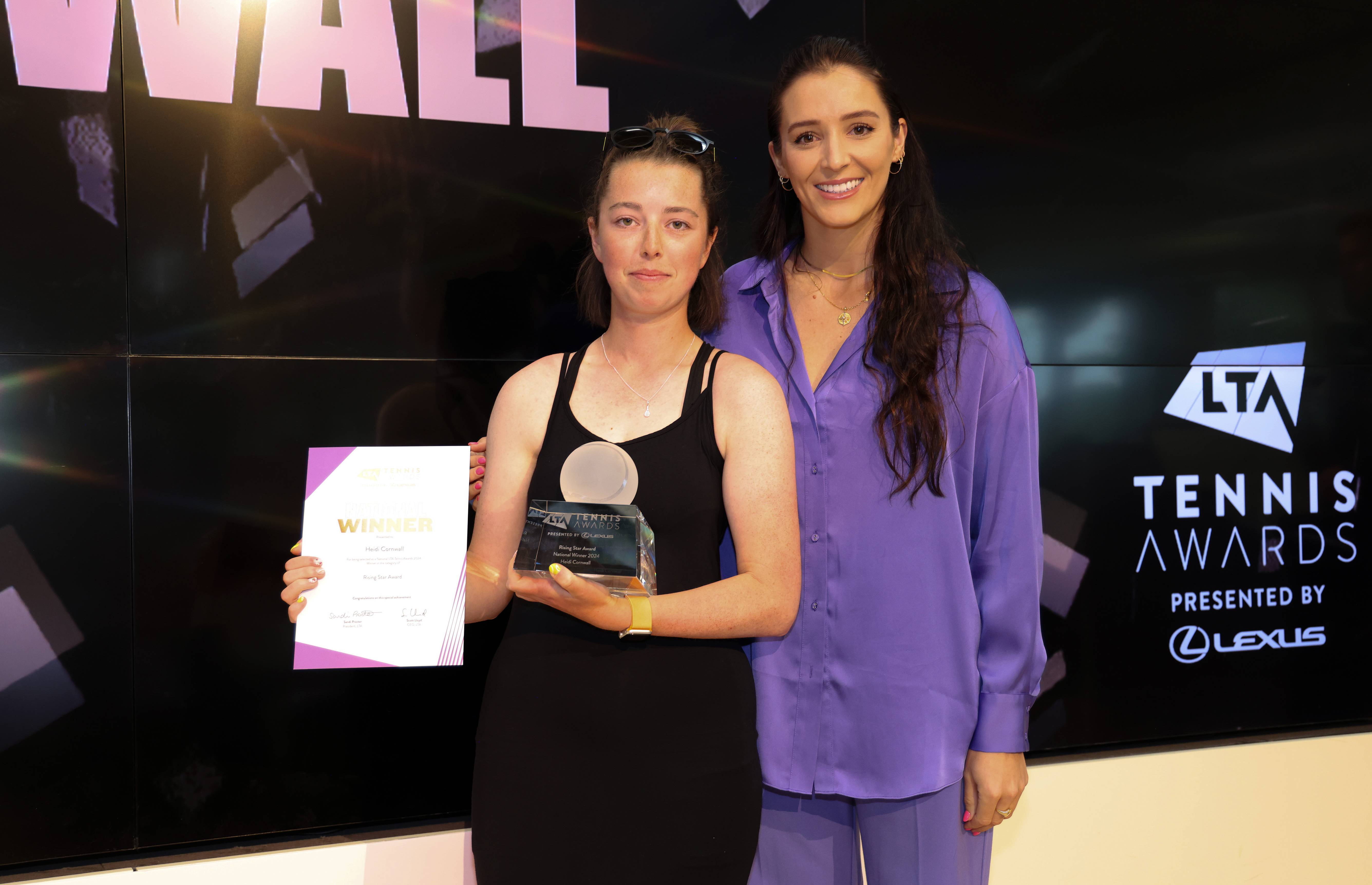 National winners crowned at the 2024 LTA Tennis Awards, presented by ...