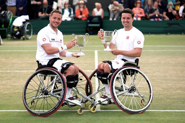 Wimbledon 2024: Alfie Hewett & Gordon Reid crowned doubles champions ...