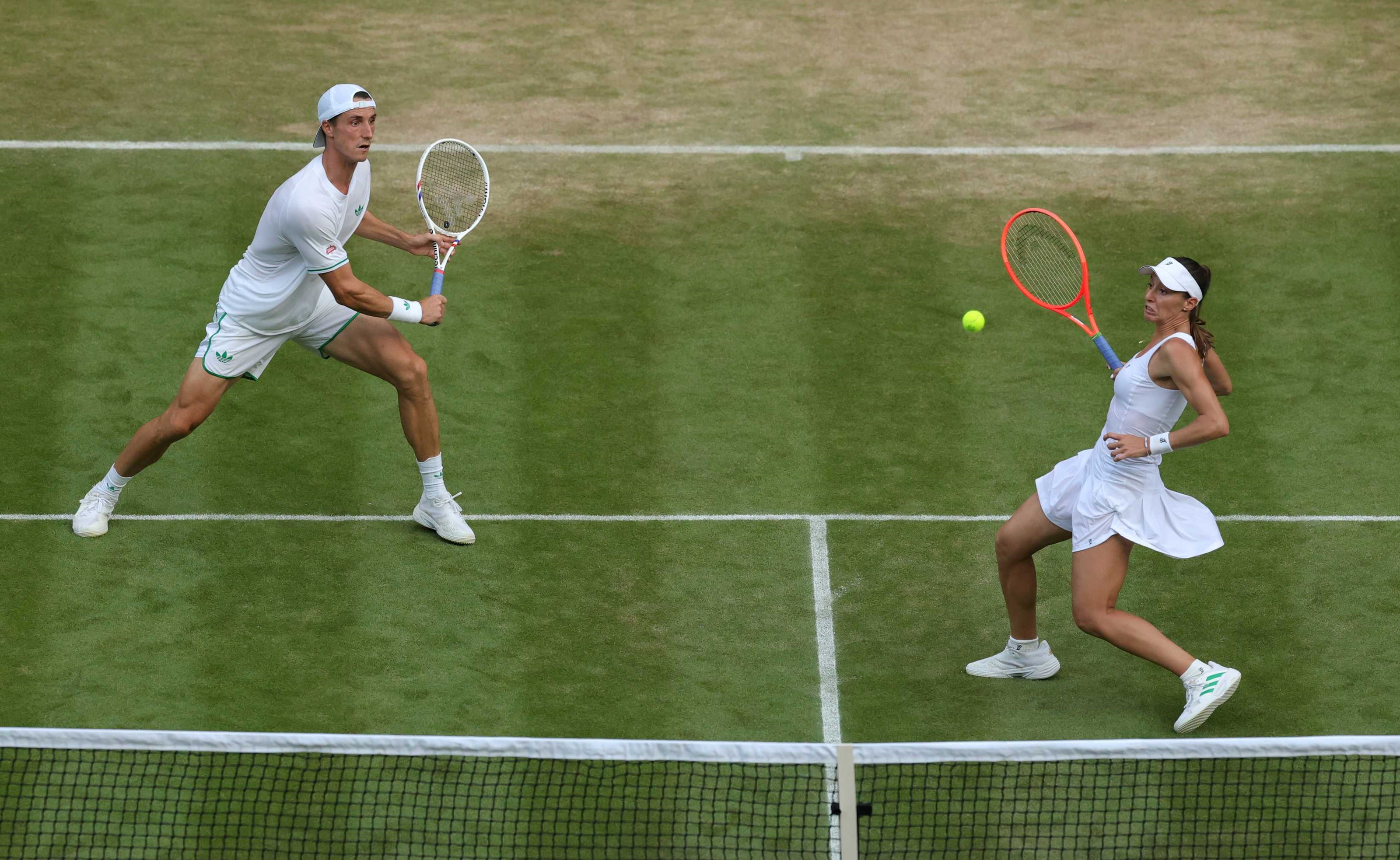 Wimbledon 2025: Joe Salisbury & Luisa Stefani finish mixed doubles ...