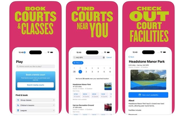 Find out about the Play Tennis app for park operators | LTA