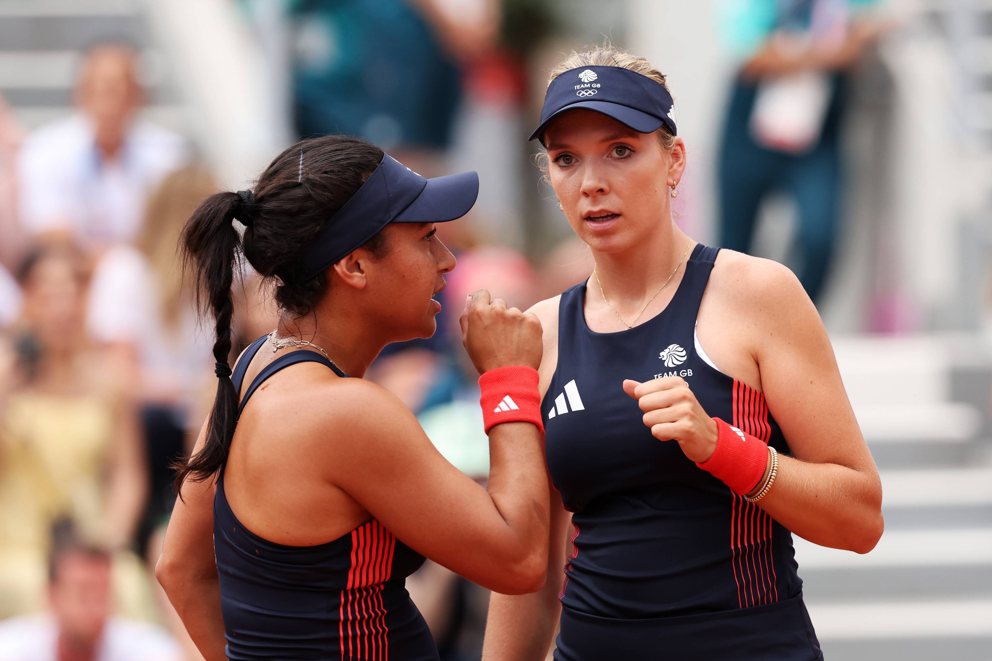 2024 Paris Olympics: Katie Boulter & Heather Watson stun sixth seeds to ...