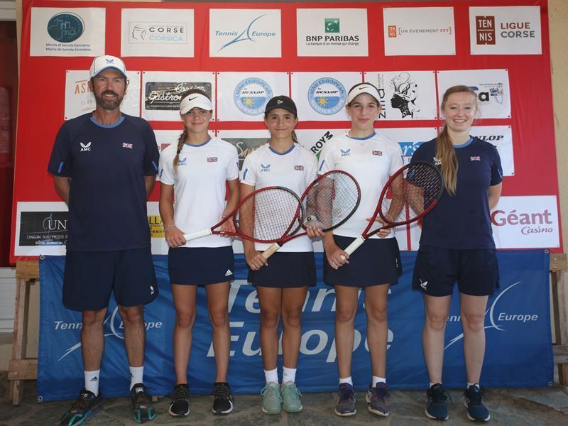 Great Britain’s 16U & 12U Girls teams finish runners-up at Tennis ...