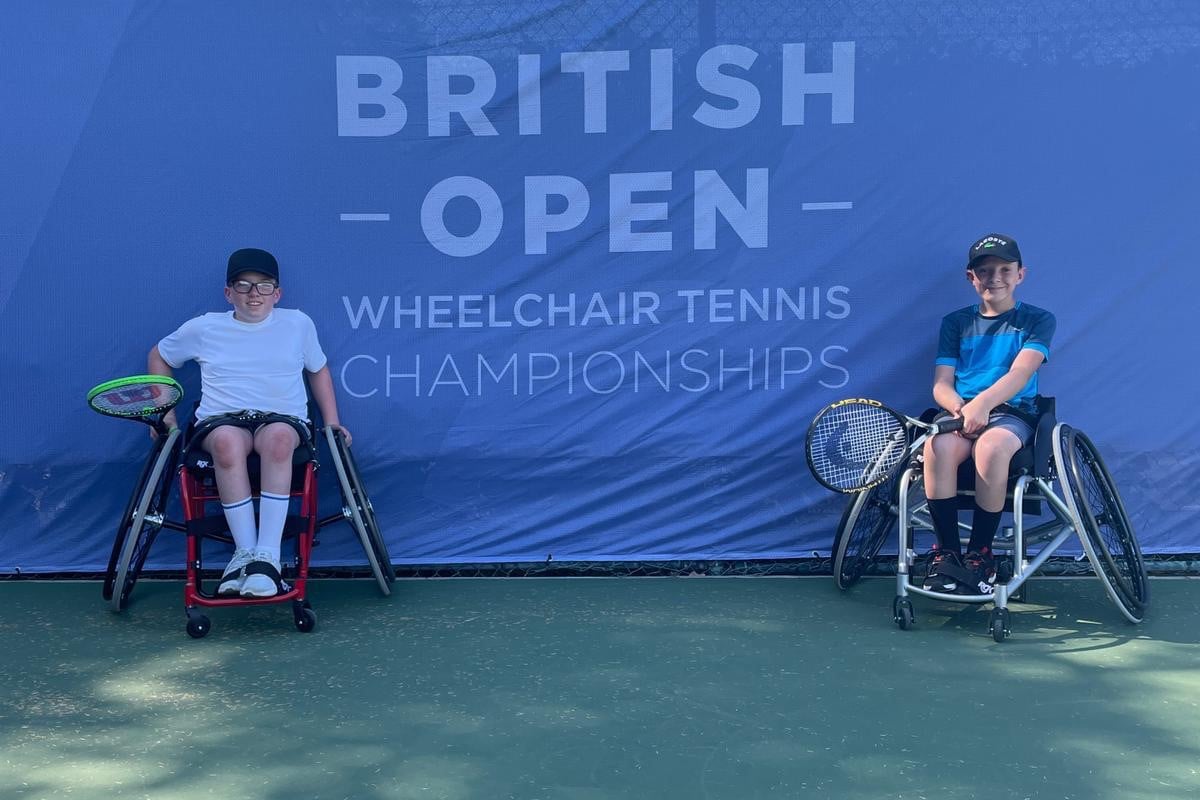 Junior wheelchair tennis players take inspiration from Commonwealth ...