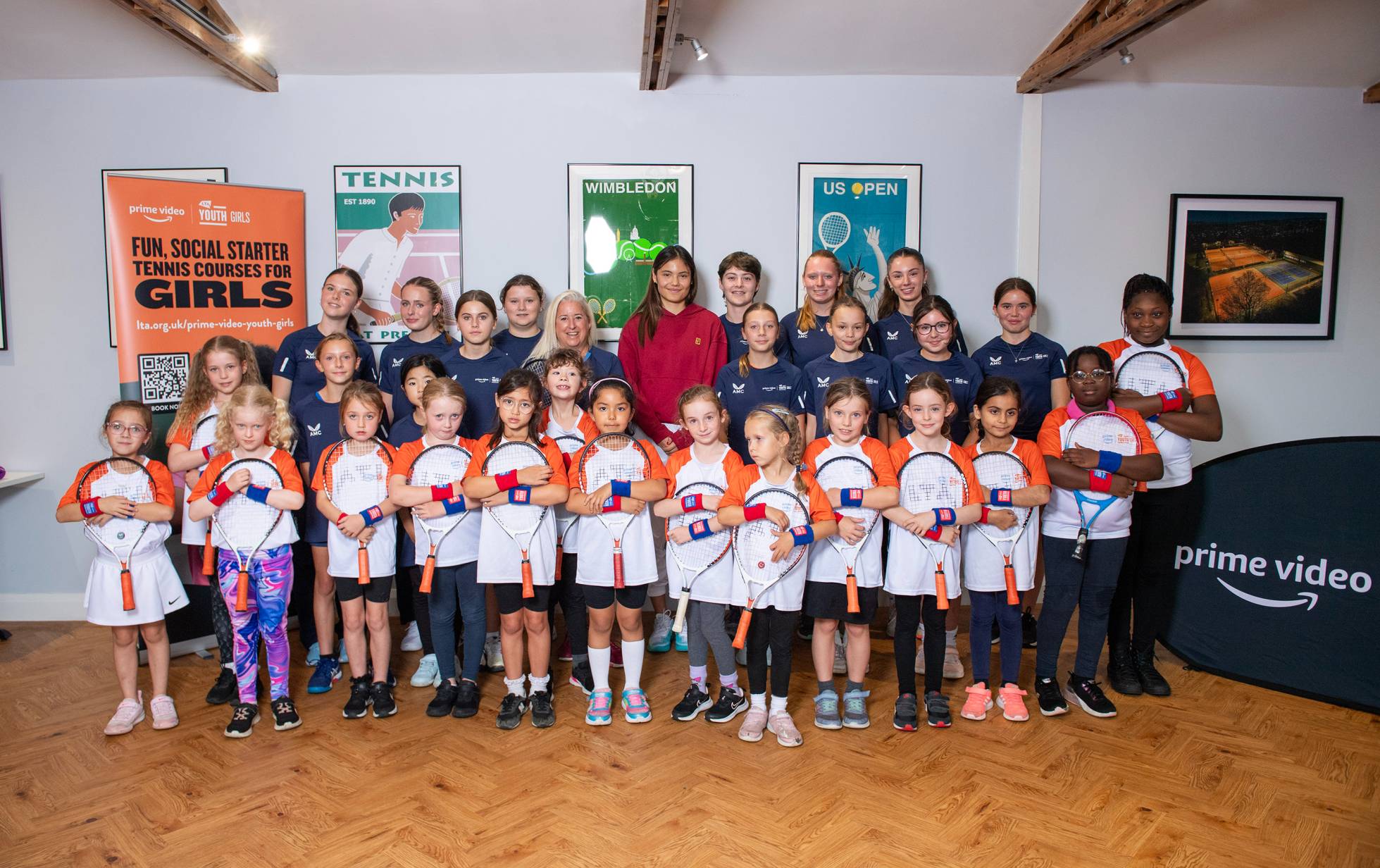 Emma Raducanu joins next generation of tennis stars to support Prime ...