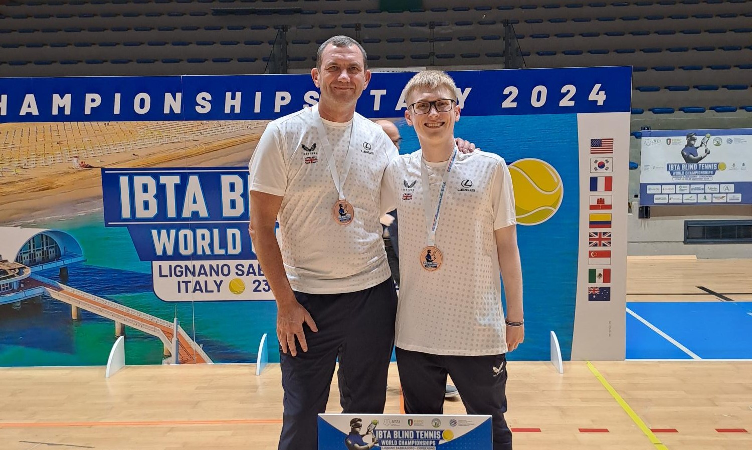 Britain’s visually impaired tennis stars Hayward and Balmforth take ...