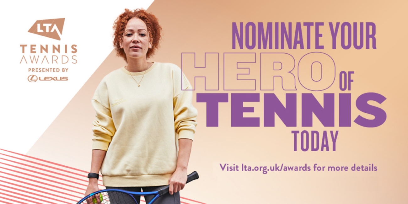 Nominate your hero for the LTA Tennis Awards 2025