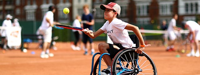 Inclusive tennis festival proves a hit with youngsters across the capital