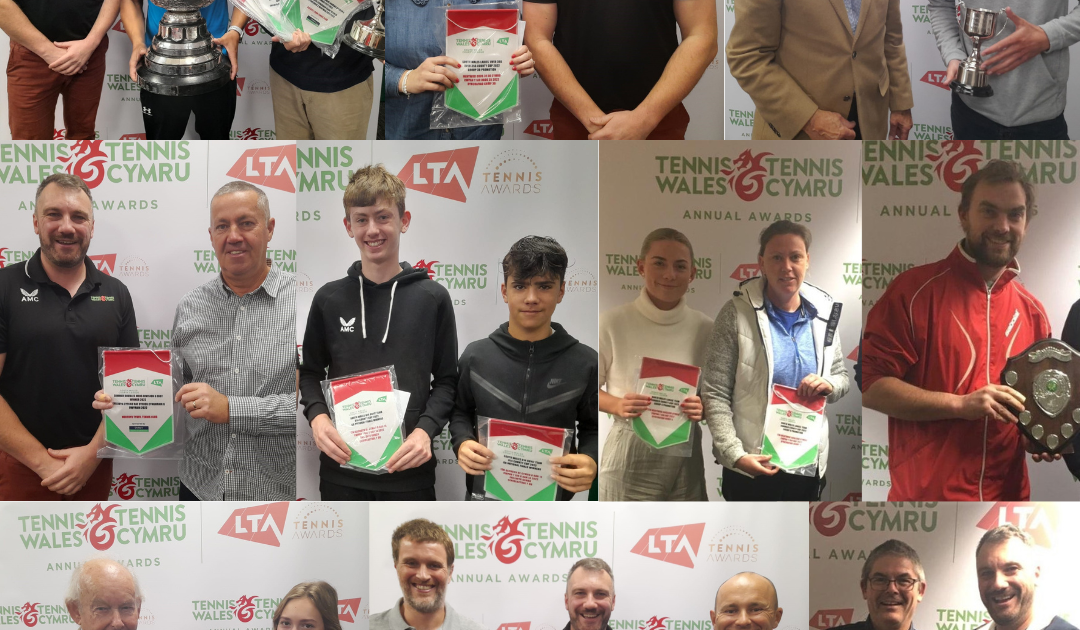 League and County Cup winners receive trophies and pennants