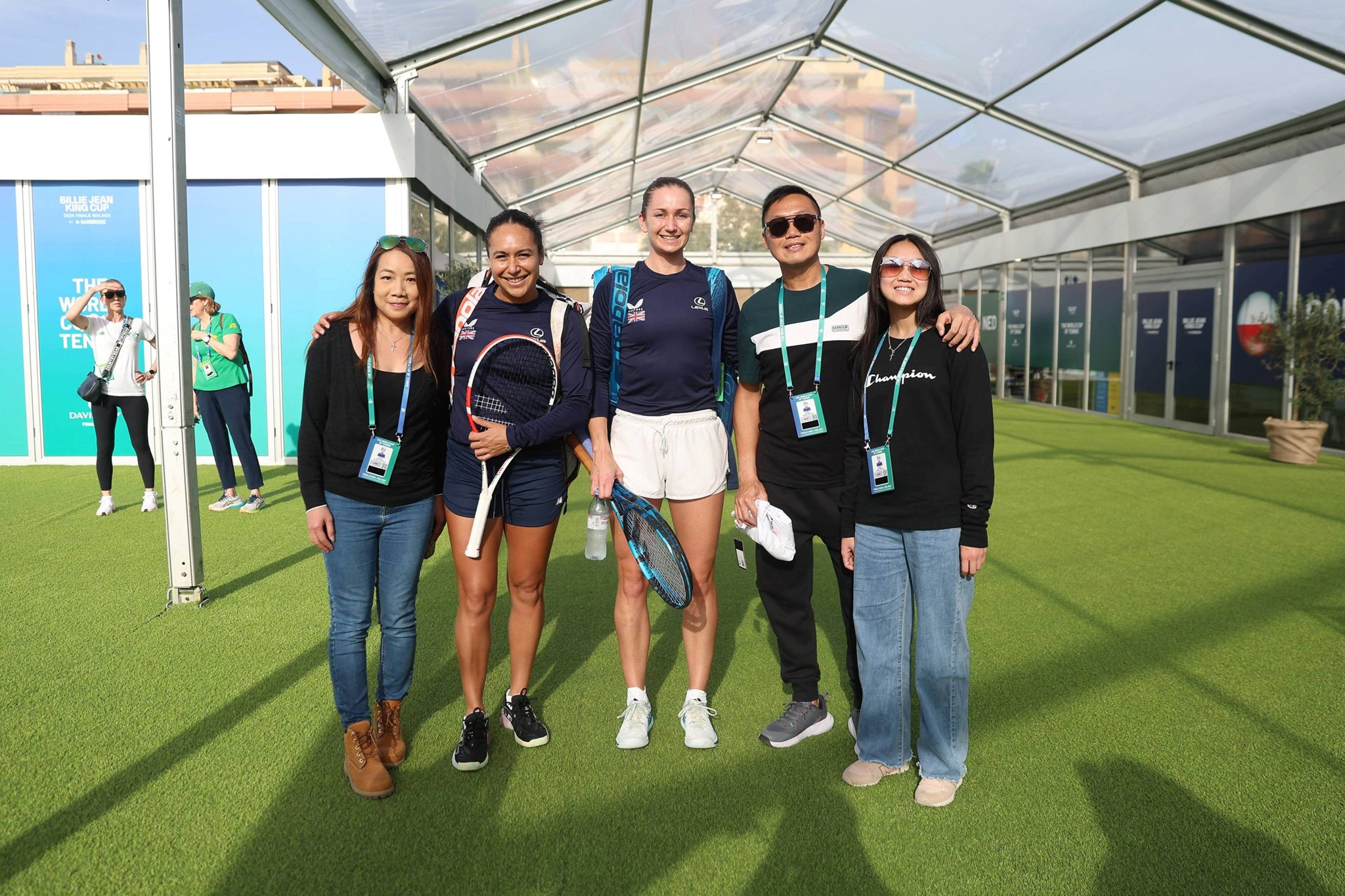 Advantage competition winners treated to ultimate Billie Jean King Cup ...