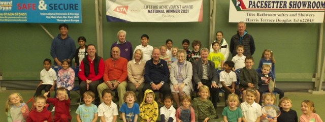 Isle of Man’s Pat Sharp presented with her 2021 LTA Tennis Lifetime ...