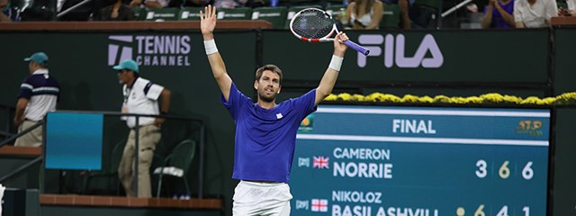 Norrie crowned champion in Indian Wells after stunning comeback